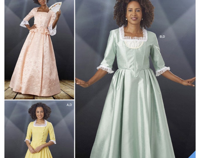 Sewing Pattern for Womens Renaissance Gown, Women's Historical Dress ...