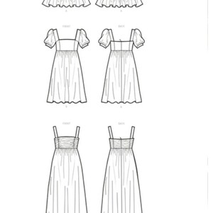 Sewing Pattern for Womens Dress, Mccalls Pattern M8108, NEW Pattern ...