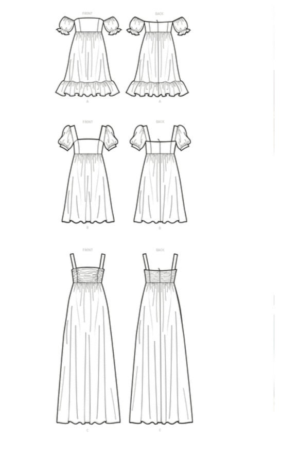 Sewing Pattern for Womens Dress Mccalls Pattern M8108 NEW | Etsy