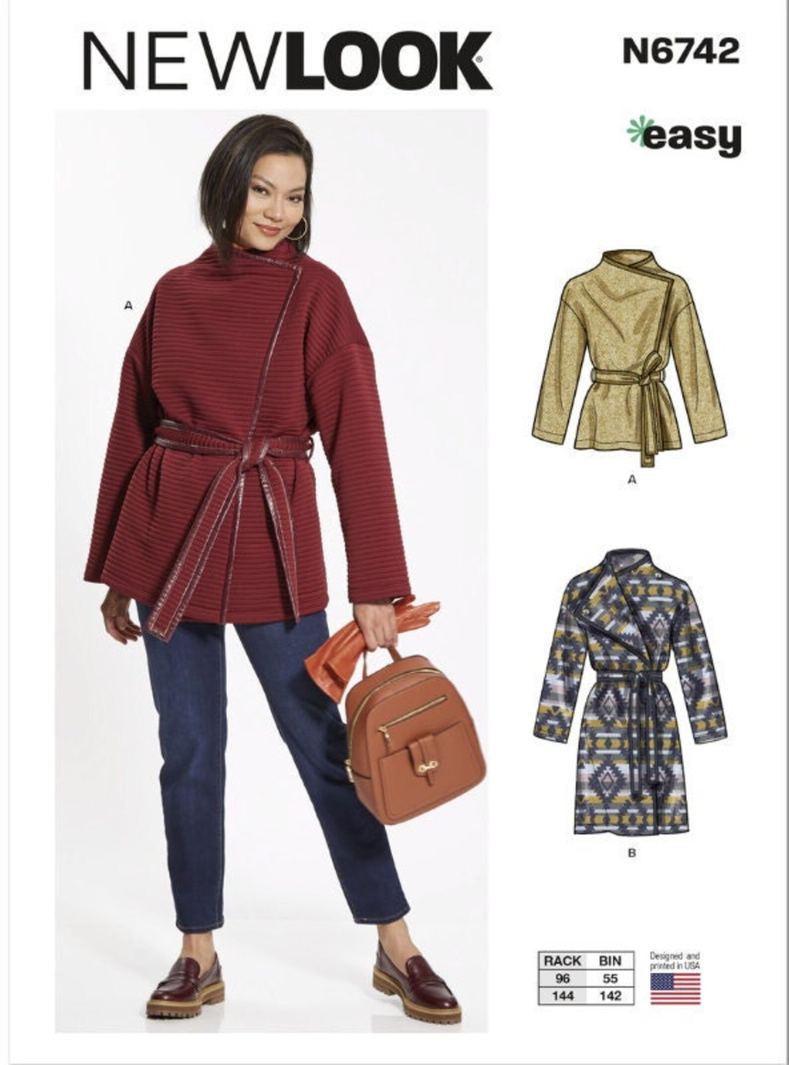 Sewing Pattern for Womens Jacket and Coat New Look N6742 New - Etsy