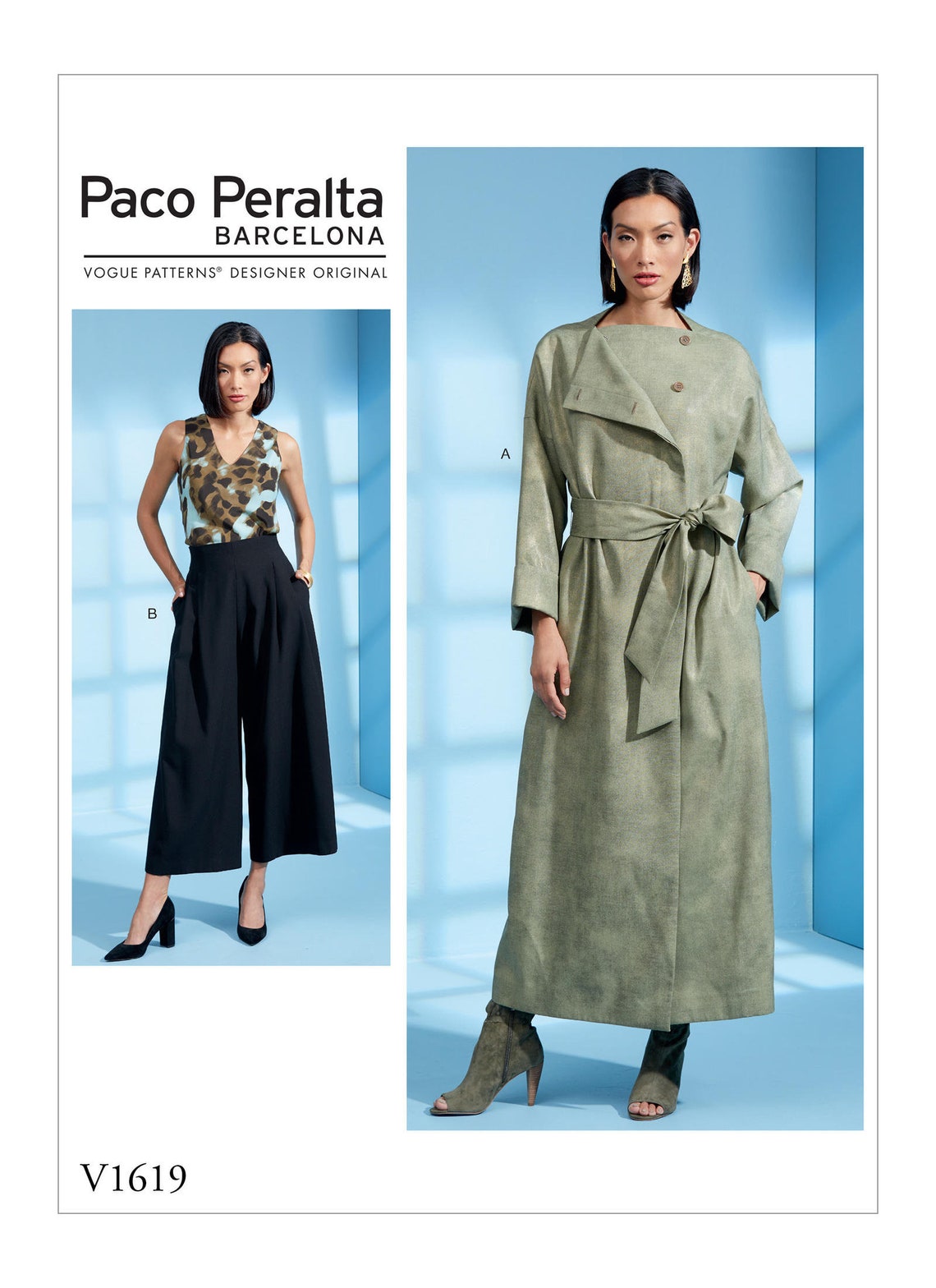 Sewing Pattern Womens DUSTER COAT and PANTS Vogue Pattern | Etsy