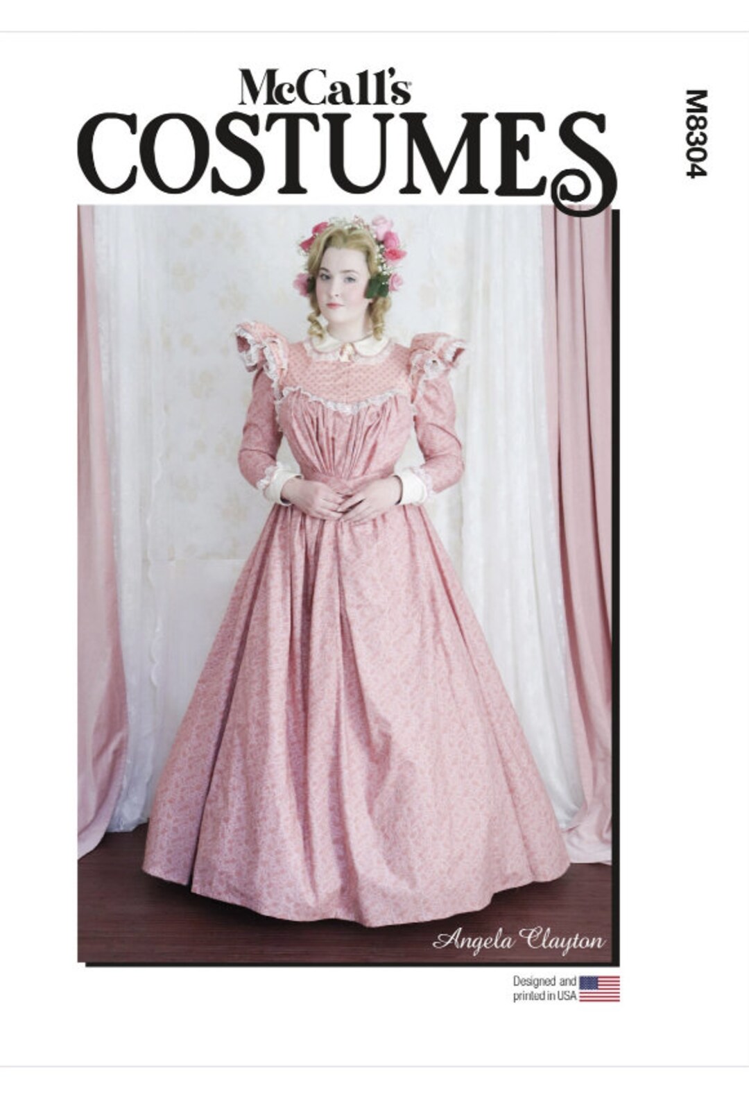 Sewing Pattern for Womens Historical Dress Costume, 1890s Tea Dress ...