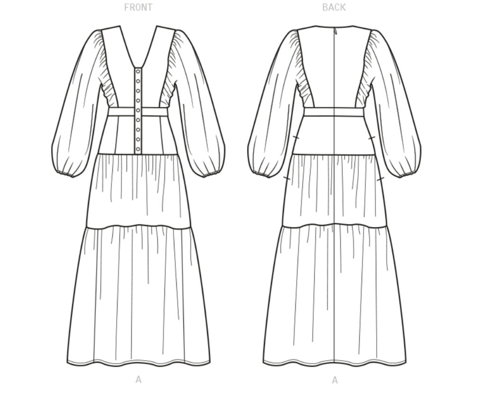 Sewing Pattern for Womens Dress New Look Pattern N6718 New - Etsy