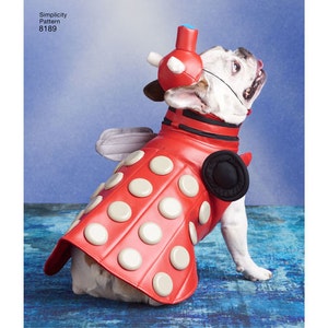 Sew Pattern for Clothes or Costumes for Your Dog; Simplicity 8189, Dog ...