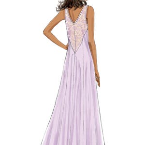 Sewing Pattern for Womens' Side-tie Robe, Top, Gown, Pants and ...