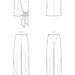 Sewing Pattern for Womens Pants & Top in Misses Sizes, New Look Pattern ...