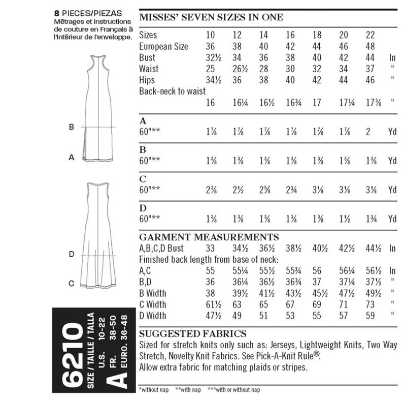 Sewing Pattern for Womens Dress, Sizes 10 to 22, Easy Sew Dress ...