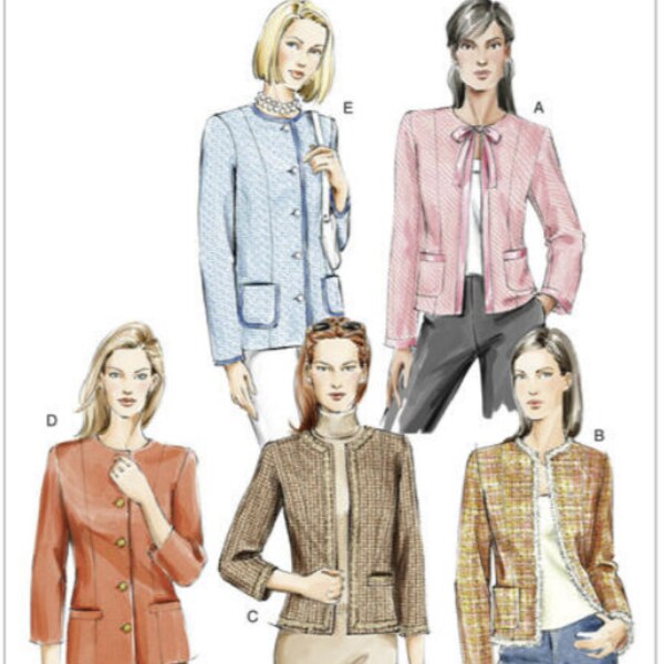 Vogue Jacket Pattern - Etsy