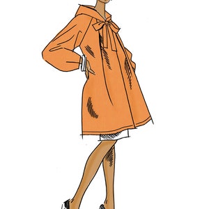 Sewing Pattern for Womens Coat, Vogue Pattern V9340, Womens Very Loose ...