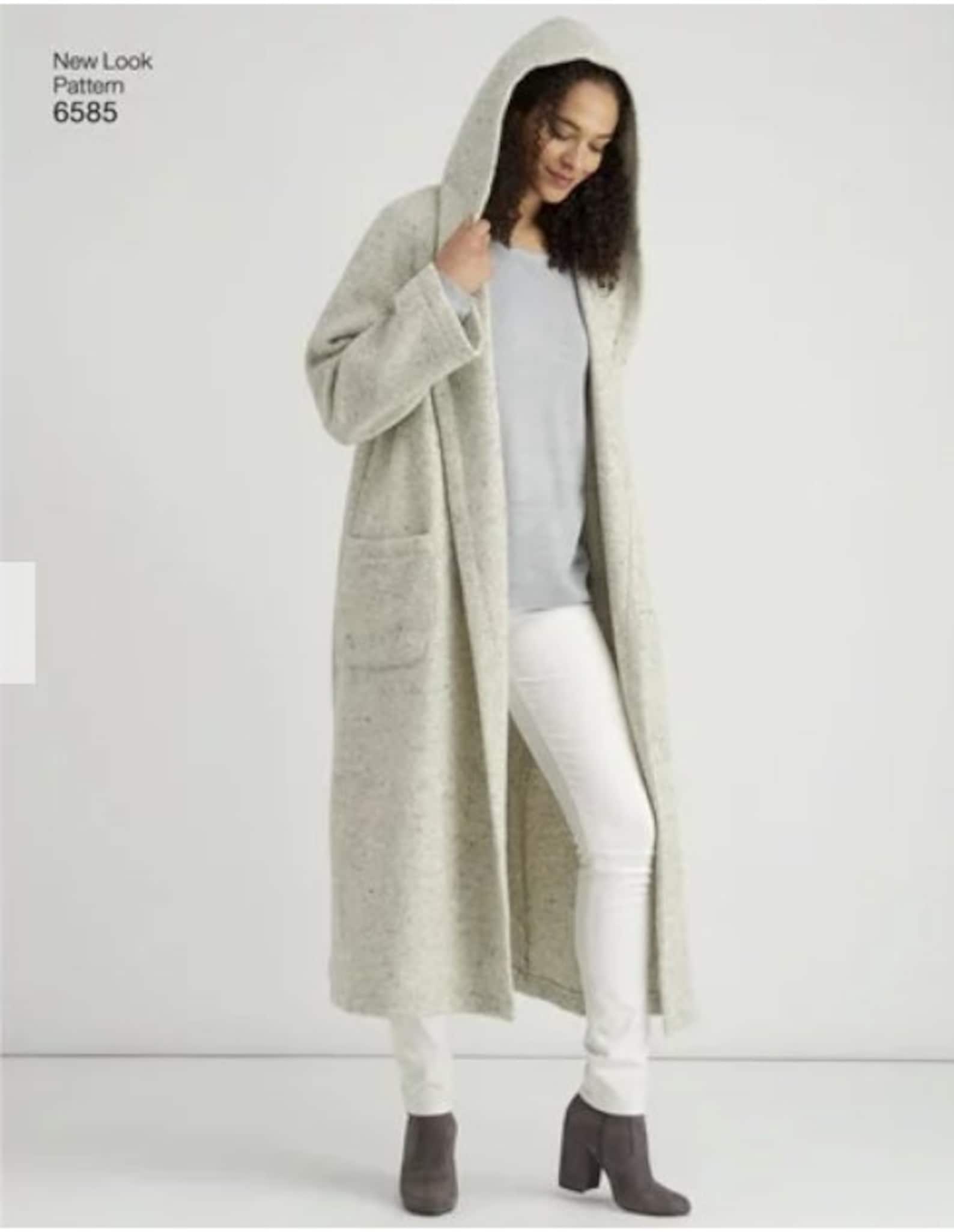 Sewing Pattern for Womens Coat With Hood New Look Pattern - Etsy