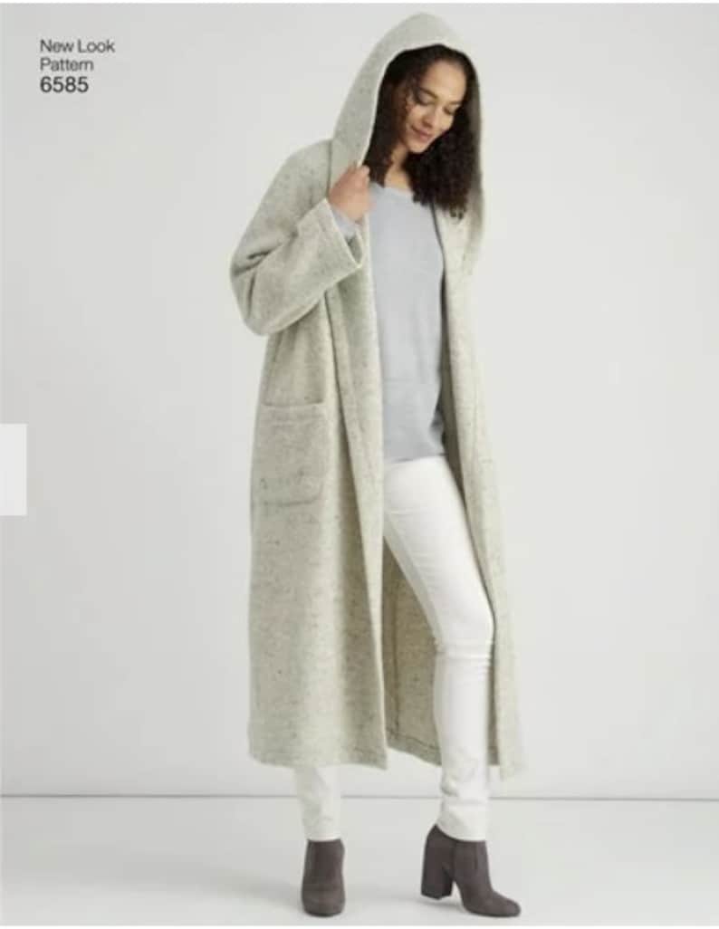 Sewing Pattern for Womens Coat With Hood New Look Pattern - Etsy