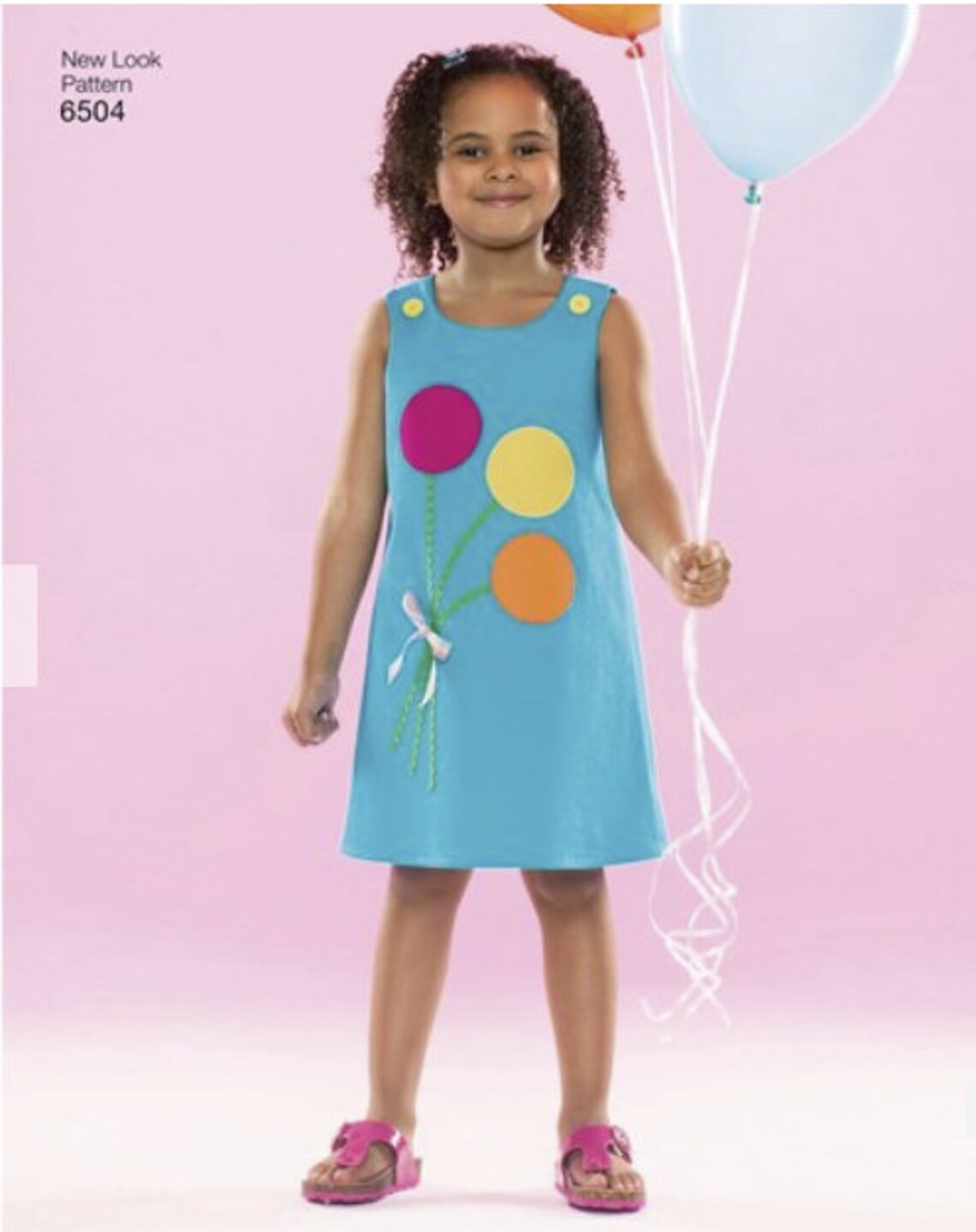 Sewing Pattern for Girls Dress New Look Pattern 6504 New | Etsy