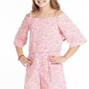 Sewing Pattern Children's/girls Off-the-shoulder Top - Etsy