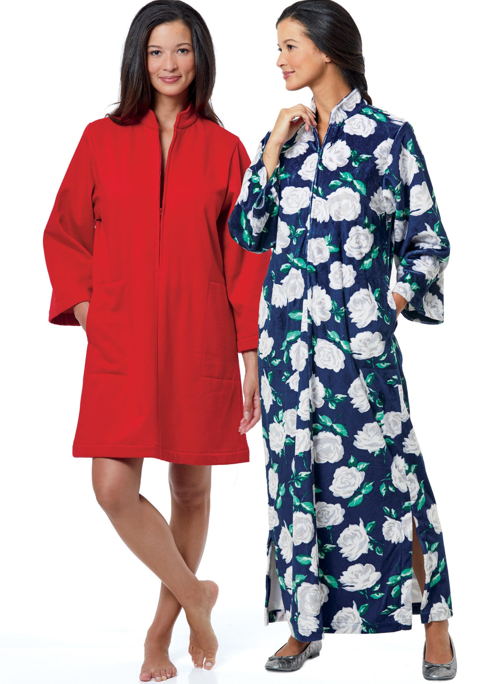Sewing Pattern for Womens Robes, Butterick B6967, Womens Full Zip Robes ...