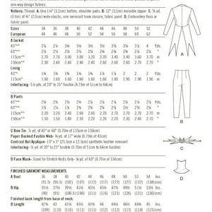 Sewing Pattern for Mens Nightmare Before Christmas Jack Skellington ...