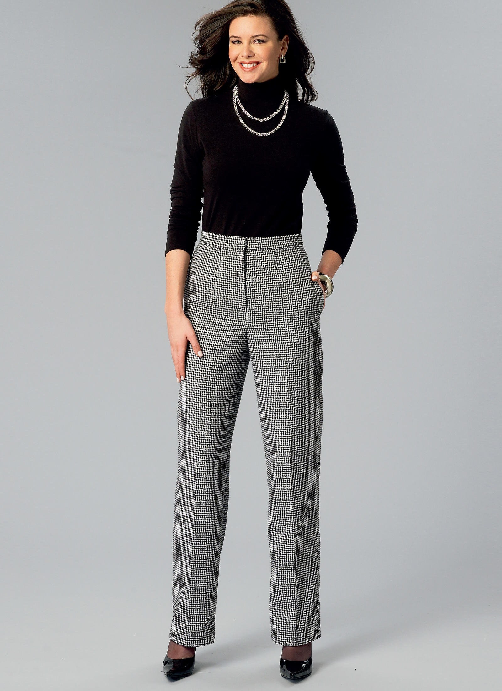 Sewing Pattern for Misses Straight Leg Pants Kwik Sew K4070 - Etsy