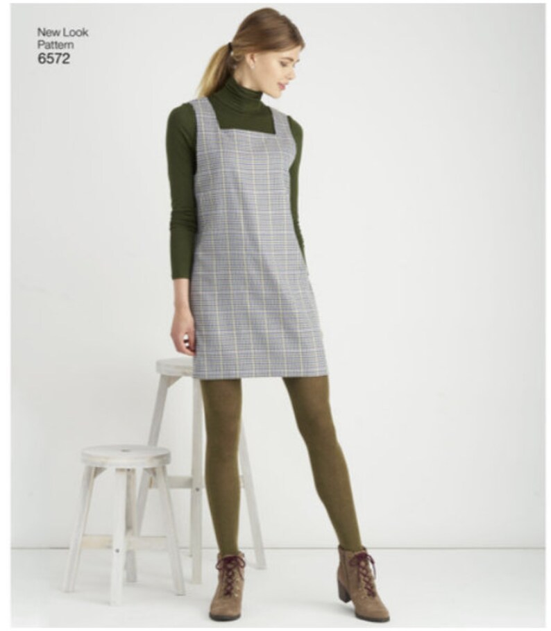 Sewing Pattern for Womens Jumper Dress New Look Pattern - Etsy
