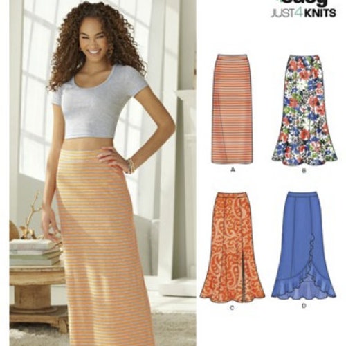 Sewing Pattern for Womens Maxi Skirts New Look Pattern N6288 - Etsy