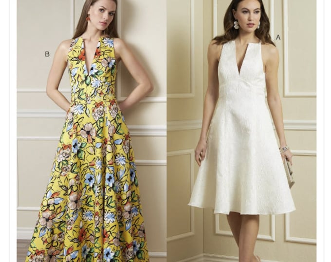 Sewing Pattern for Misses' Princess Seam HIGH-LOW Dresses W/pockets ...