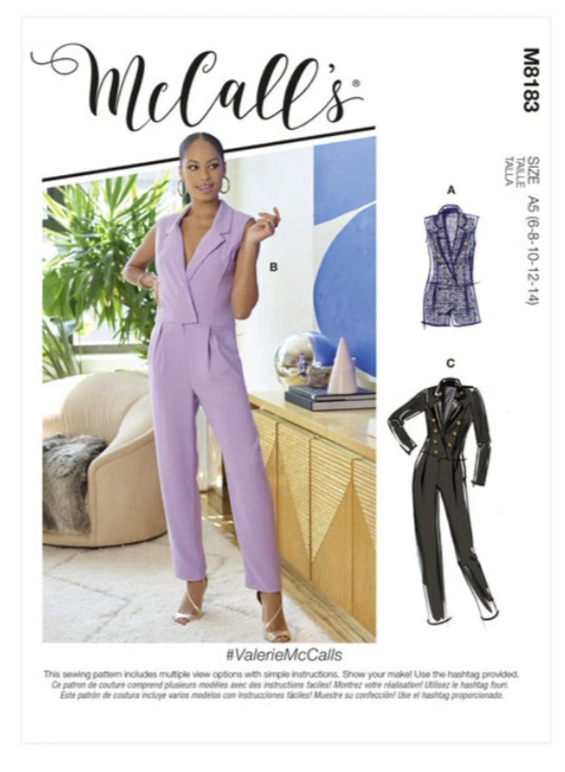 Sewing Pattern for Womens Jumpsuits Rompers Mccalls Pattern | Etsy