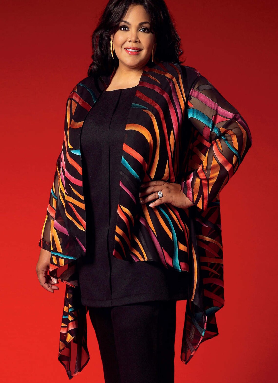 Sewing Pattern Women's Draped Jacket Tunic Dress & | Etsy