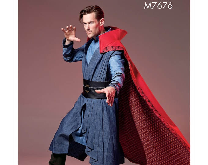 Sewing Pattern Mens Doctor Strange Costume, Mccalls Pattern M7676 ...