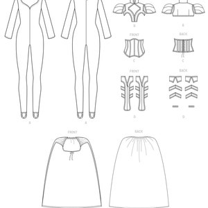 Sewing Pattern Yaya Han's Original Costume, Womens Bodysuit, Corset ...