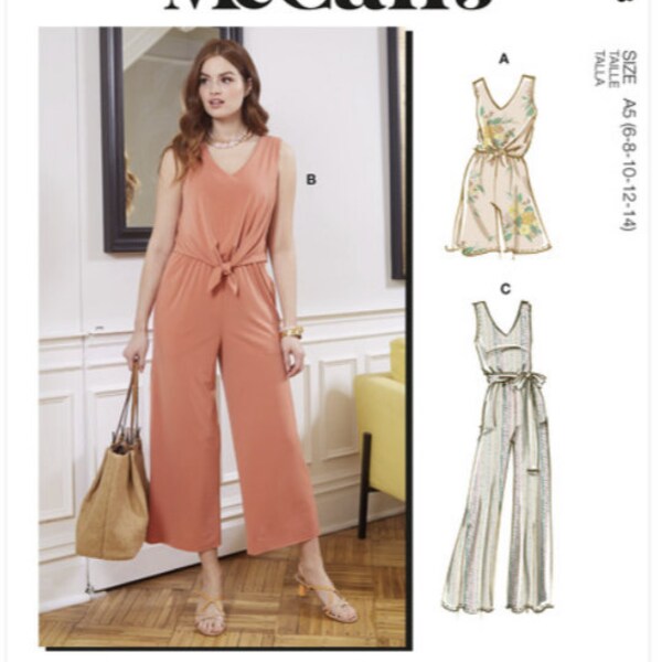 Womens Playsuit Sewing Pattern - Etsy