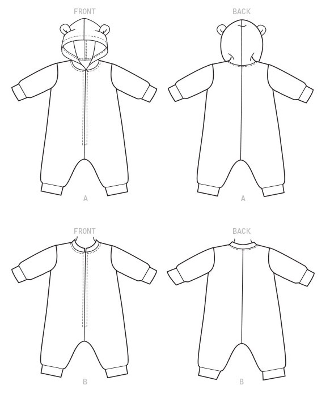 Sewing Pattern for Infants Bunting Butterick SEE & SEW | Etsy