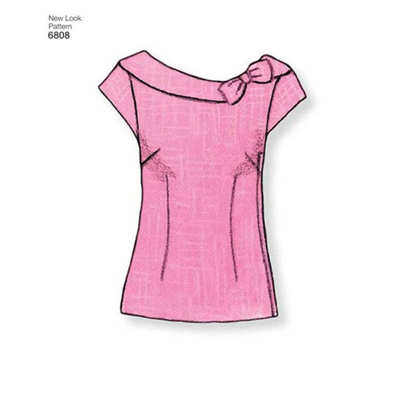 Sewing Pattern for Womens Tops, New Look Pattern 6808, New Pattern ...