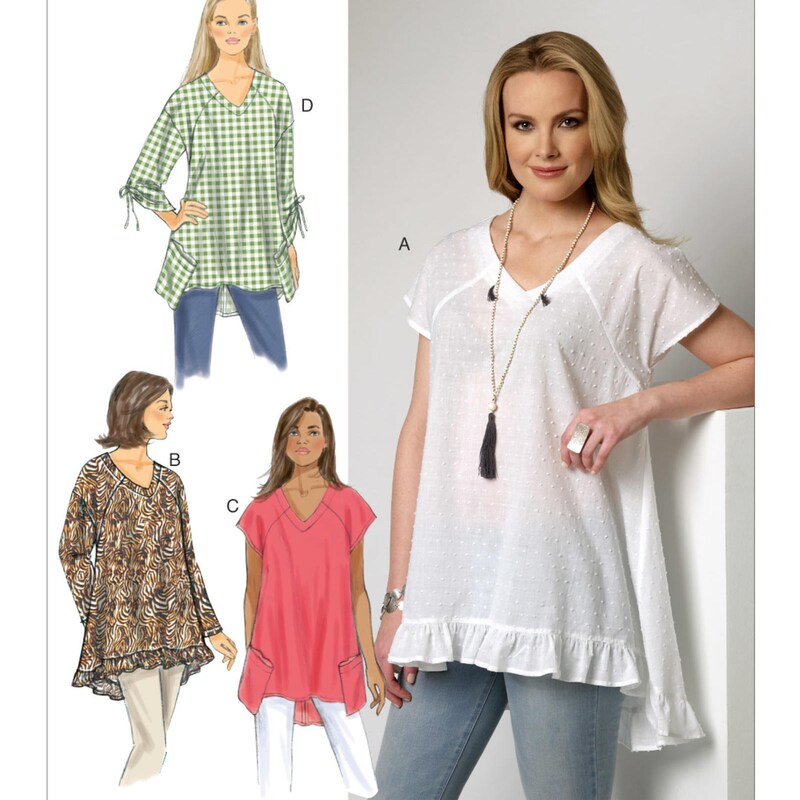 Plus Size Tunic Patterns - Etsy