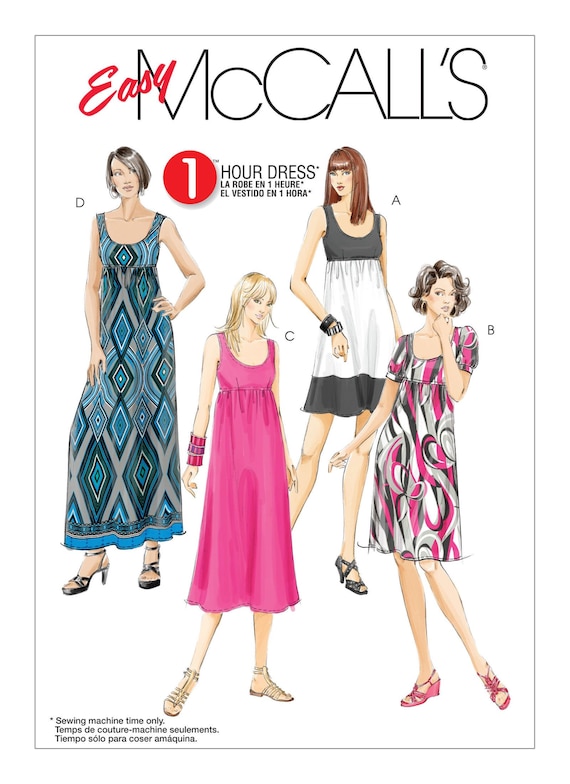 Sewing Pattern for Womens Dresses in Misses Size & Plus Sizes - Etsy