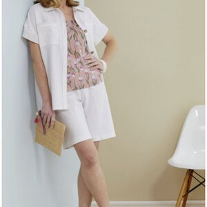 Sewing Pattern Womens Jacket, Belt, Dress, Top & Shorts, Butterick ...