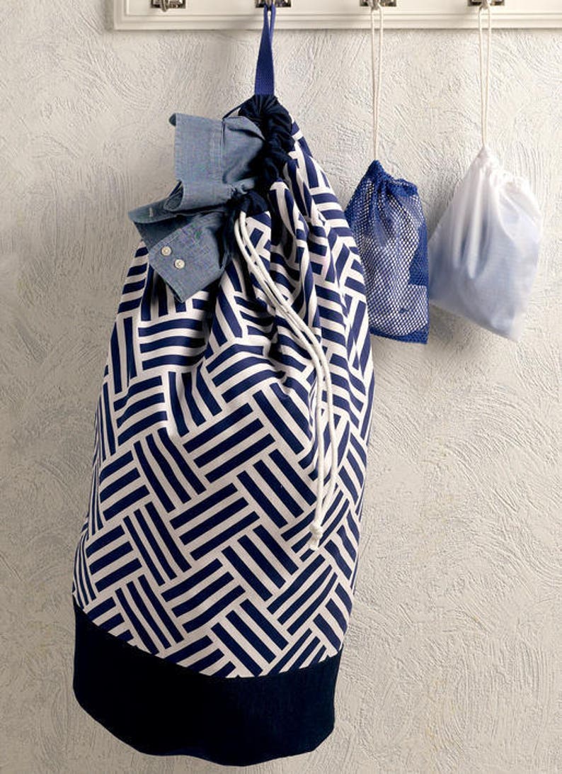 Sewing Pattern for Drawstring Laundry Bags in Two Sizes Kwik - Etsy