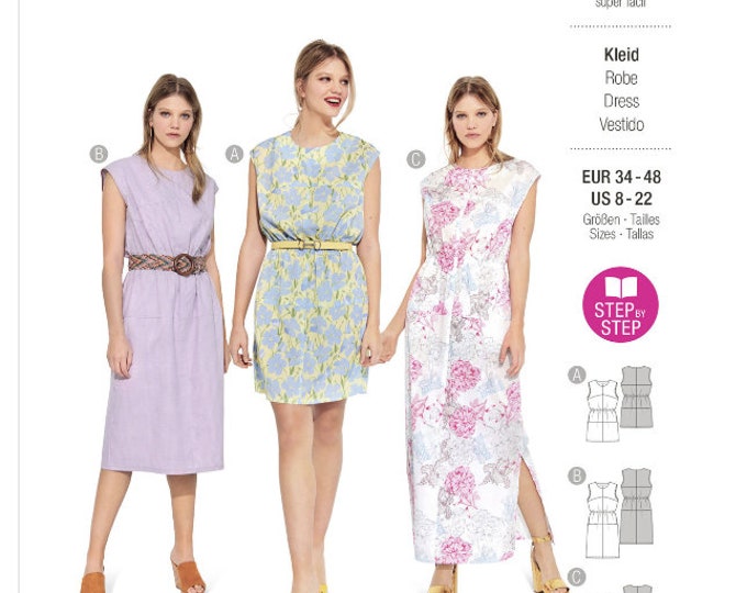 Sewing Pattern for Womens Plus Size Tunic Tops, Burda Style Pattern ...