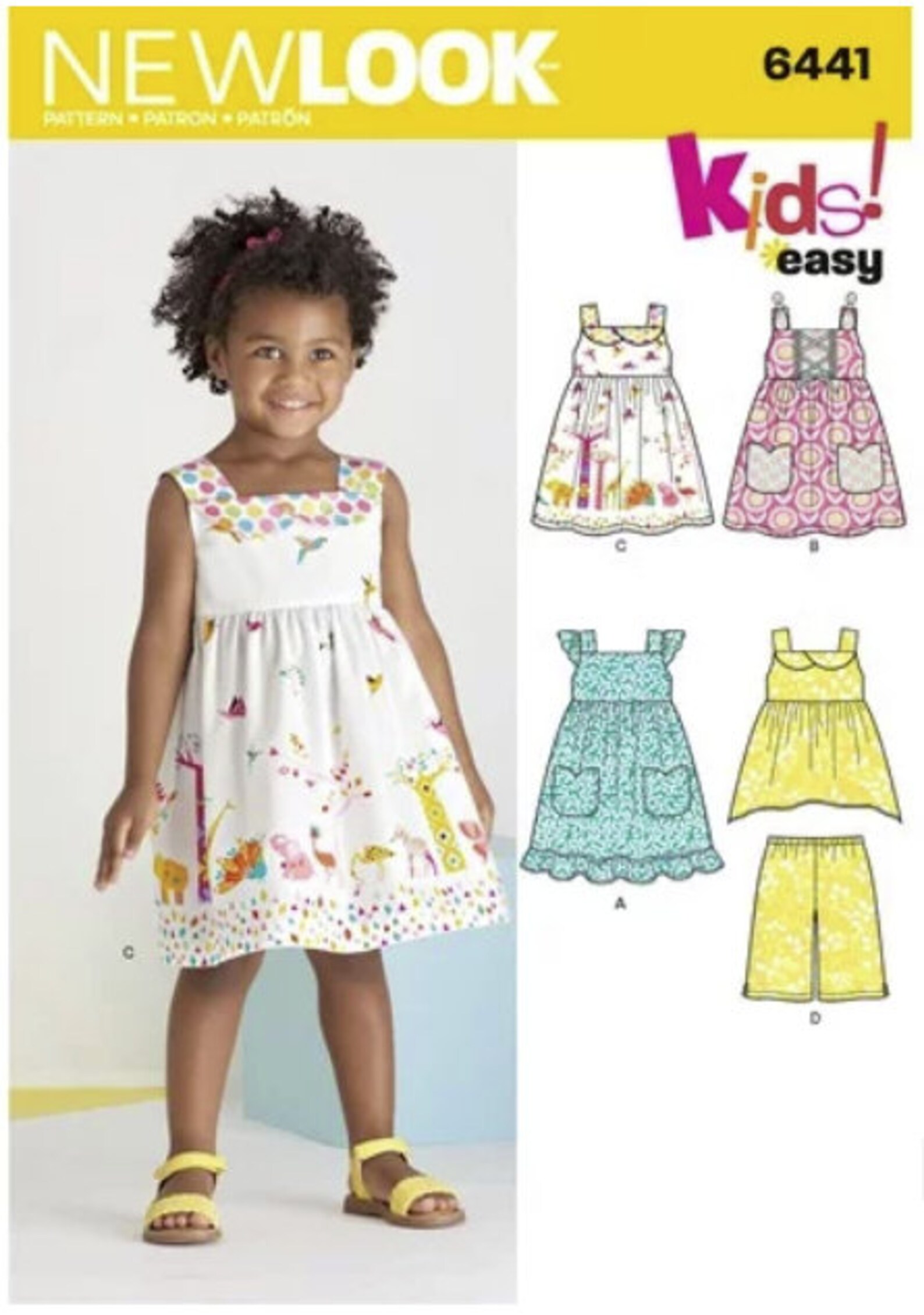 Sewing Pattern for Toddler Girls Dresses Top and Cropped - Etsy