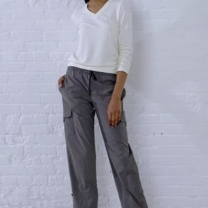 Sewing Pattern for Womens Cargo Pants W/ Knit Top, New Look N6644, New ...