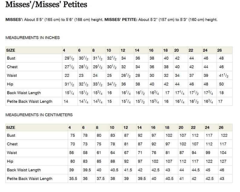 Sewing Pattern for Womens Dress in Misses Sizes Butterick - Etsy