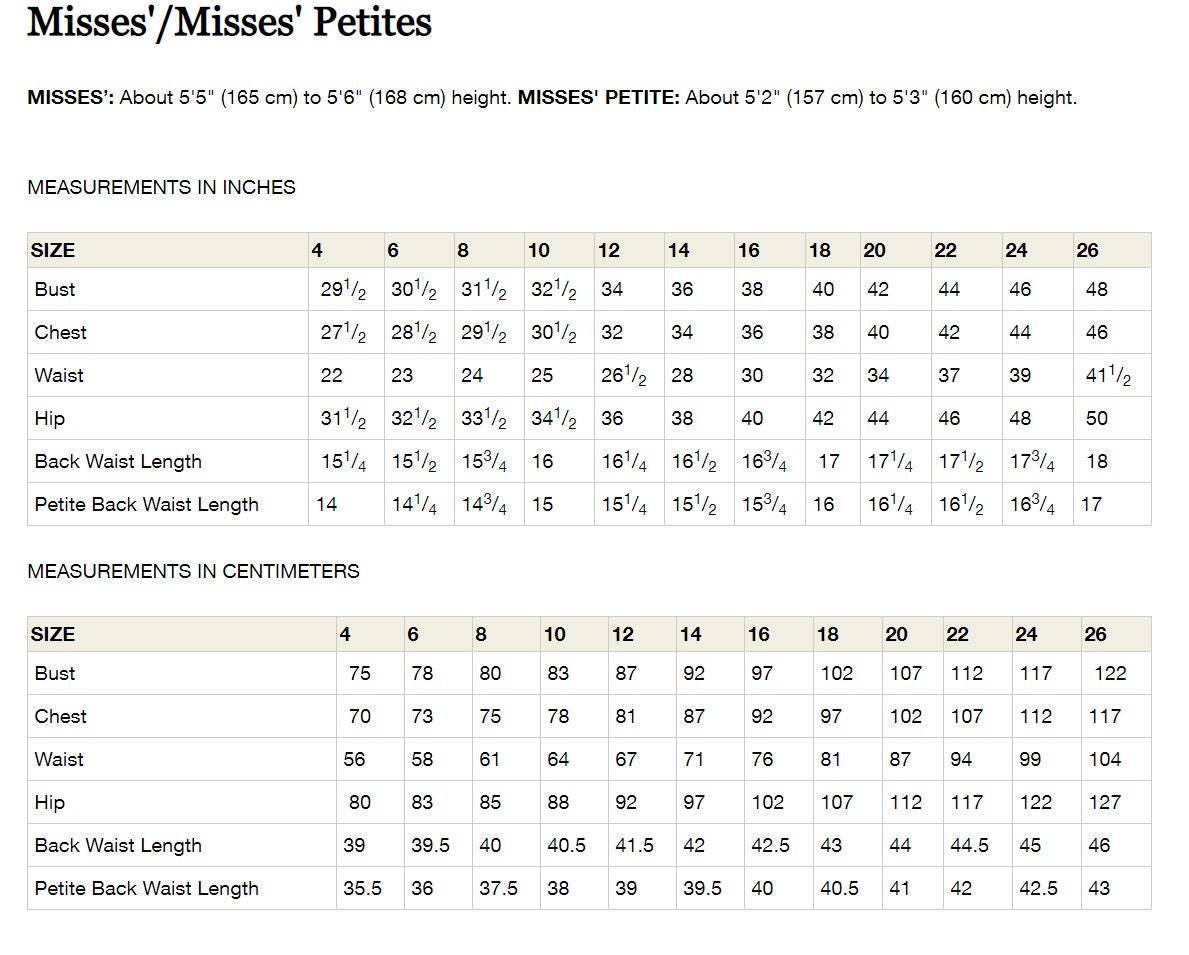 Sewing Pattern for Womens Dress in Misses Sizes Butterick - Etsy