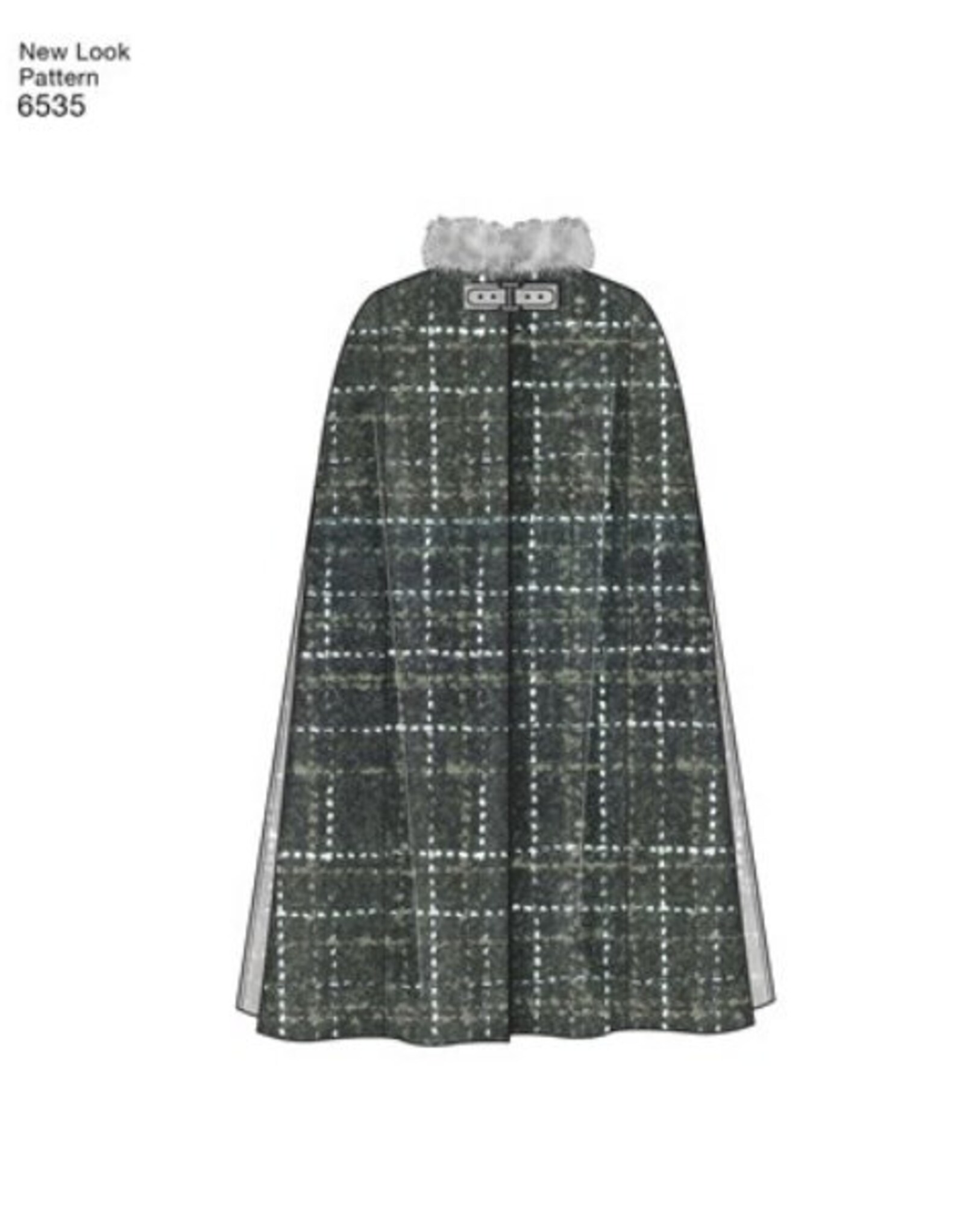 Sewing Pattern for Womens Capes in Four Lengths, New Look Pattern N6535 ...