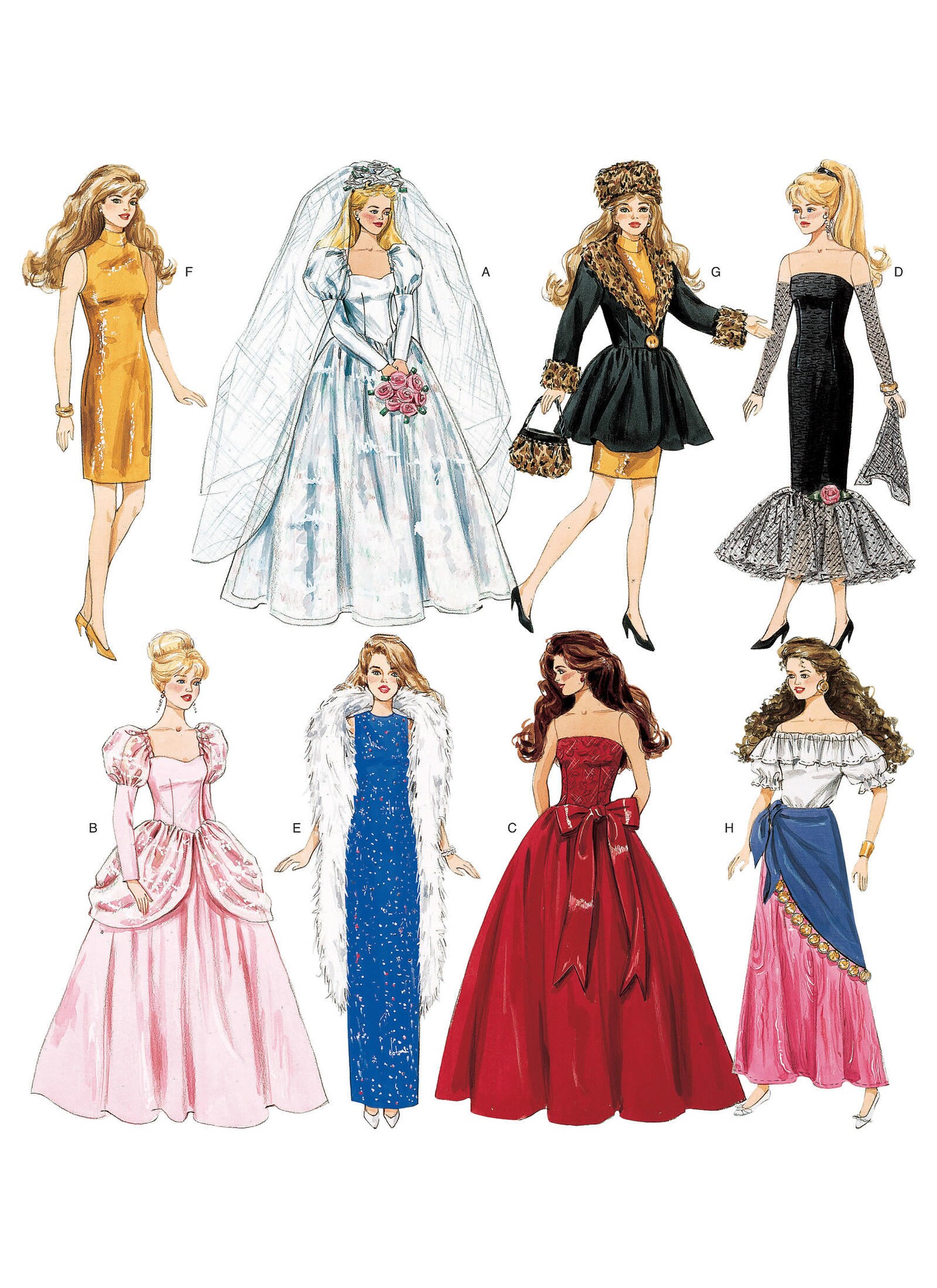 Sewing Pattern for Formal Outfits & Costumes for 11 1/2 | Etsy