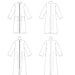 Sewing Pattern for Womens Robes, Butterick B6967, Womens Full Zip Robes ...