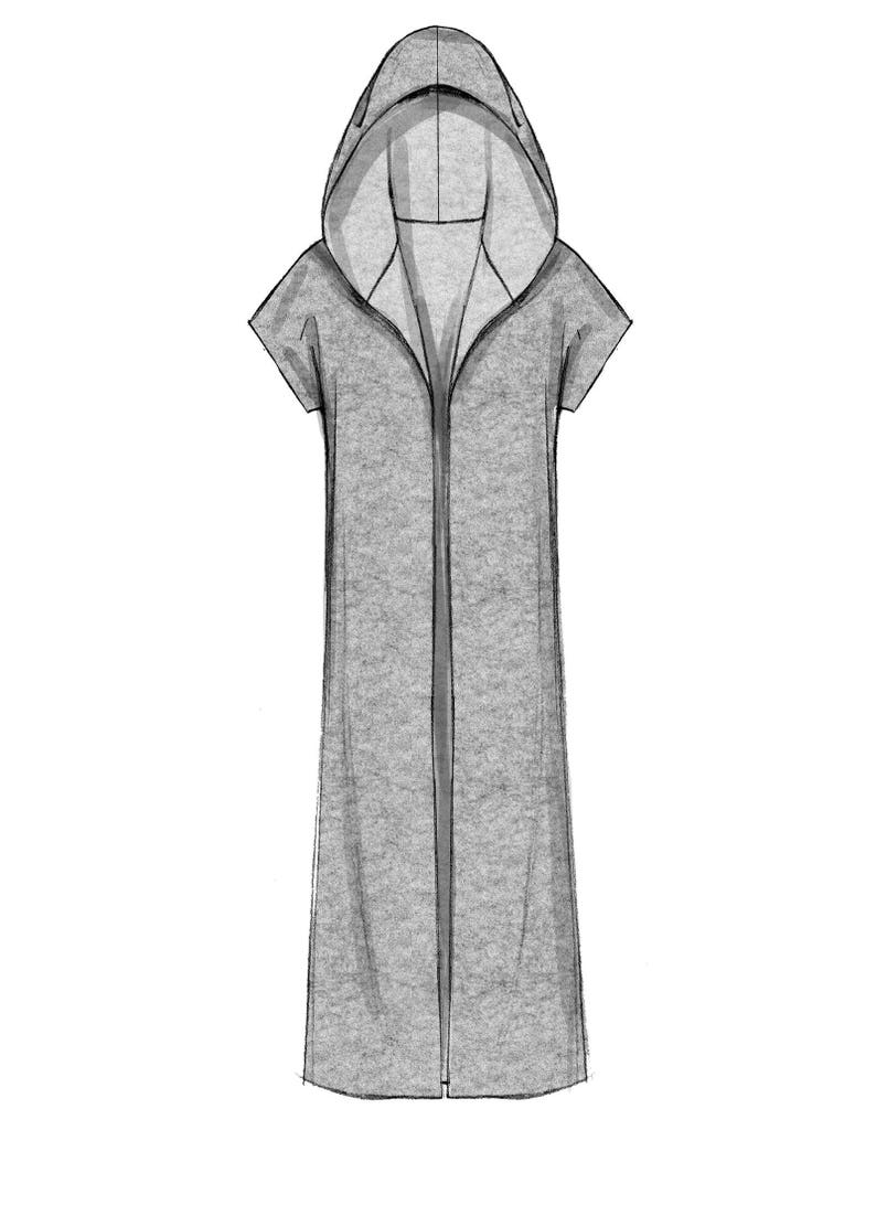 Sewing Pattern for Womens' Open-front Jackets Shawl Collar Hood, Mccall ...