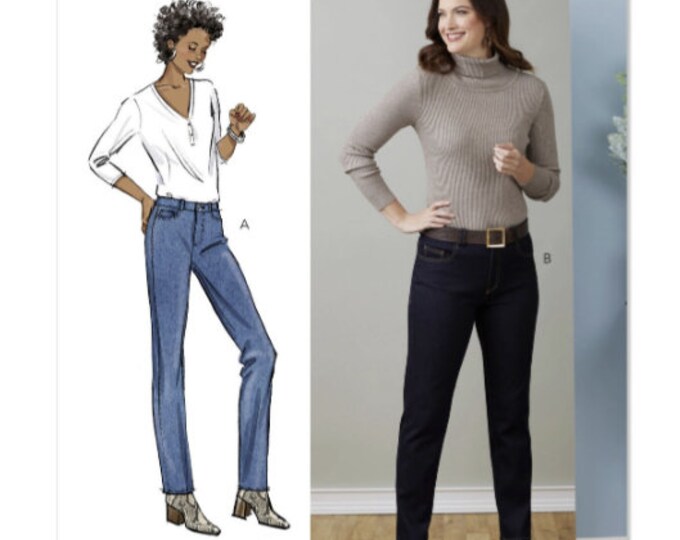 Sewing Pattern for Womens Jeans, Butterick Pattern B6911, Womens ...
