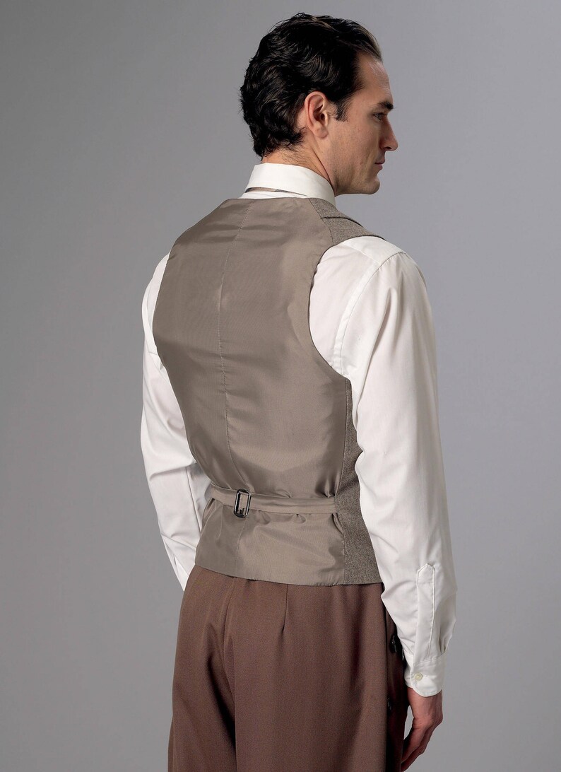 Sewing Pattern Men's Single or Double-breasted Vests - Etsy