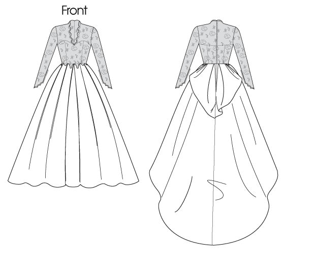 Sewing Pattern for Womens Bridal Gown Butterick Pattern | Etsy
