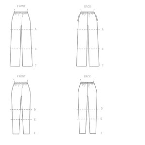 Sewing Pattern for Womens Shorts & Pants, Mccalls Pattern M8057, Misses ...