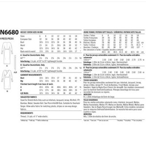 Sewing Pattern for Womens Dress, New Look Pattern N6680, New Pattern ...