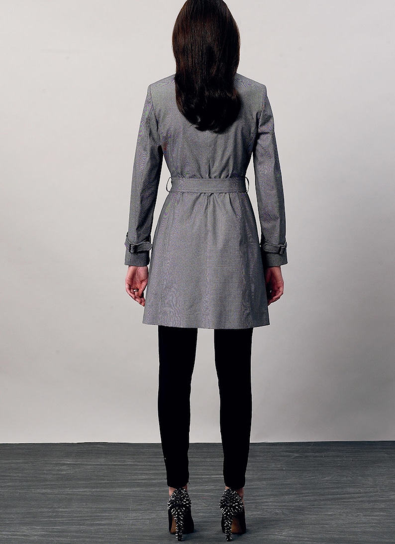 Sewing Pattern for Womens Double Breasted TRENCH COATS W/ Belt, Vogue ...