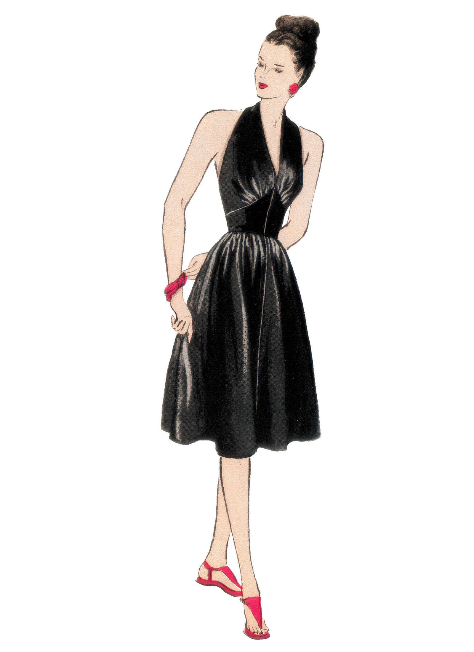 Sewing Pattern for Womens' Deep V-neck Dress Butterick - Etsy